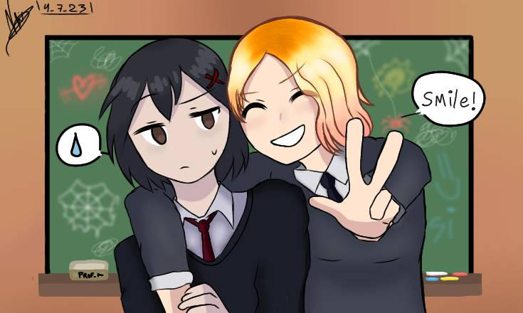 Peni Parker and Gwen Stacy by camylieh on DeviantArt Peni Parker and Gwen Stacy by camylieh on DeviantArt