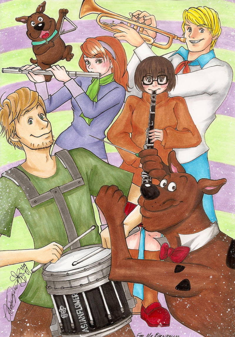 Scooby Doo Band By Asianflower On Deviantart