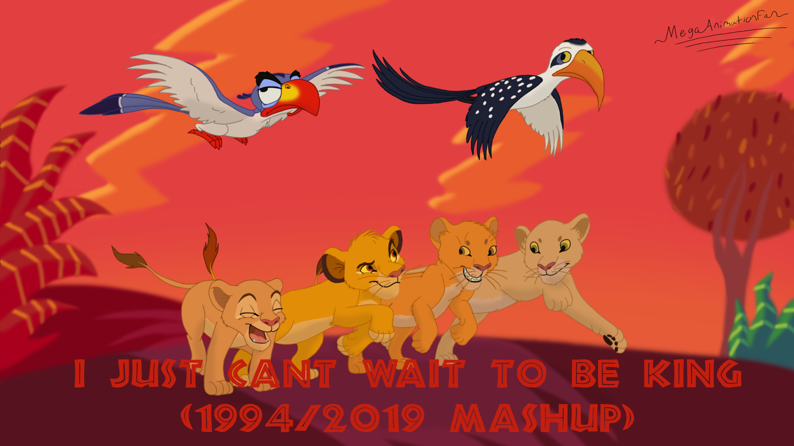 I Just Can't Wait to Be King Mashup Coverart by MegaAnimationFan on ... I Just Can't Wait to Be King Mashup Coverart by MegaAnimationFan on ...