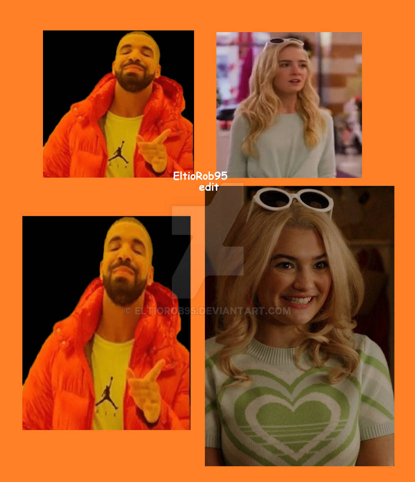Drake Meme Liveaction Leni Louds By Eltiorob95 On Deviantart