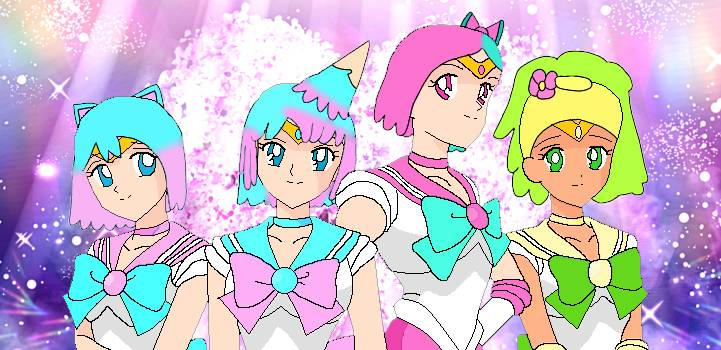 The Bubble Trouble Girls As Sailor Scouts By Starshinerapgirl On Deviantart