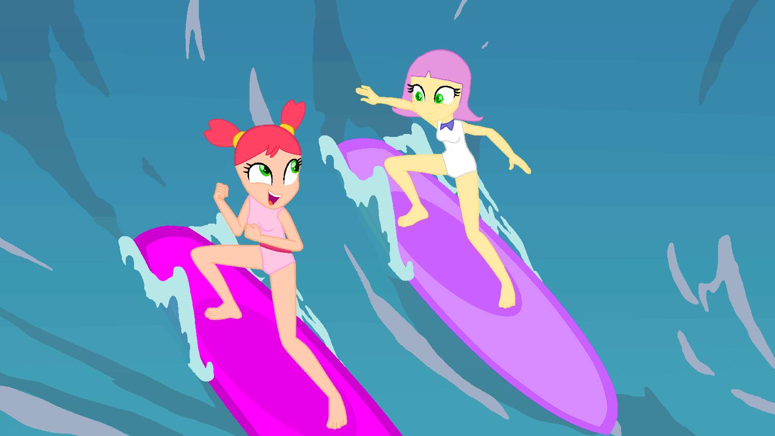Cancer Surfing With Virgo By Starshinerapgirl On Deviantart