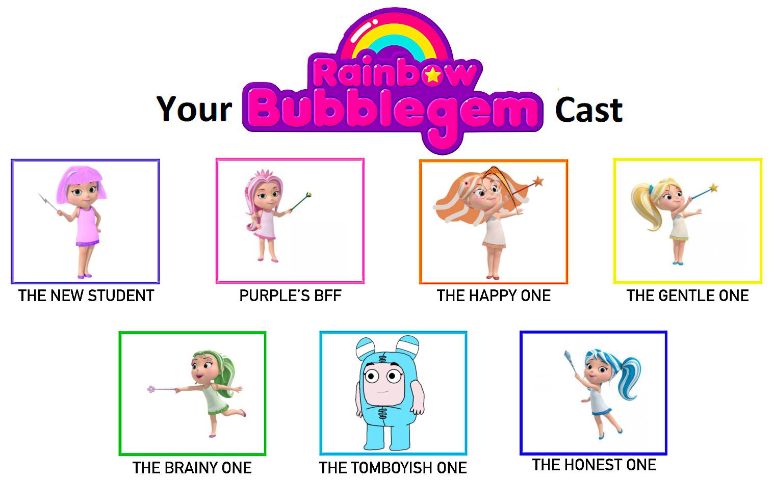 Rainbow Spritegem Rainbow Bubblegem Cast By Rapgirl006 On Deviantart