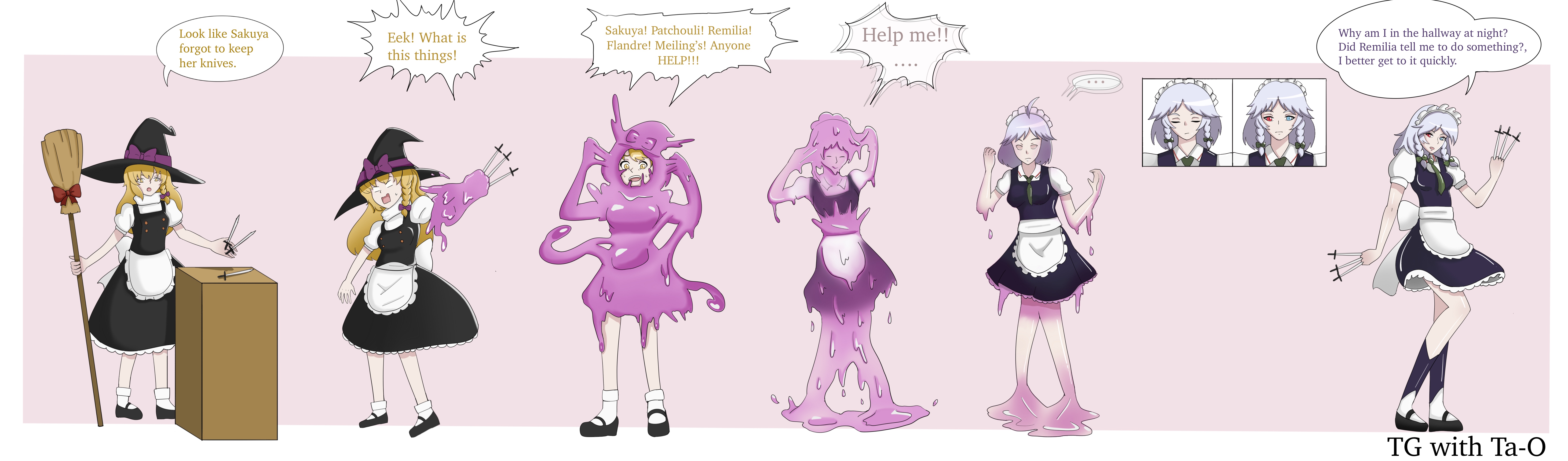 Tf Commission Marisa To Sakuya By Tg Withtao On Deviantart