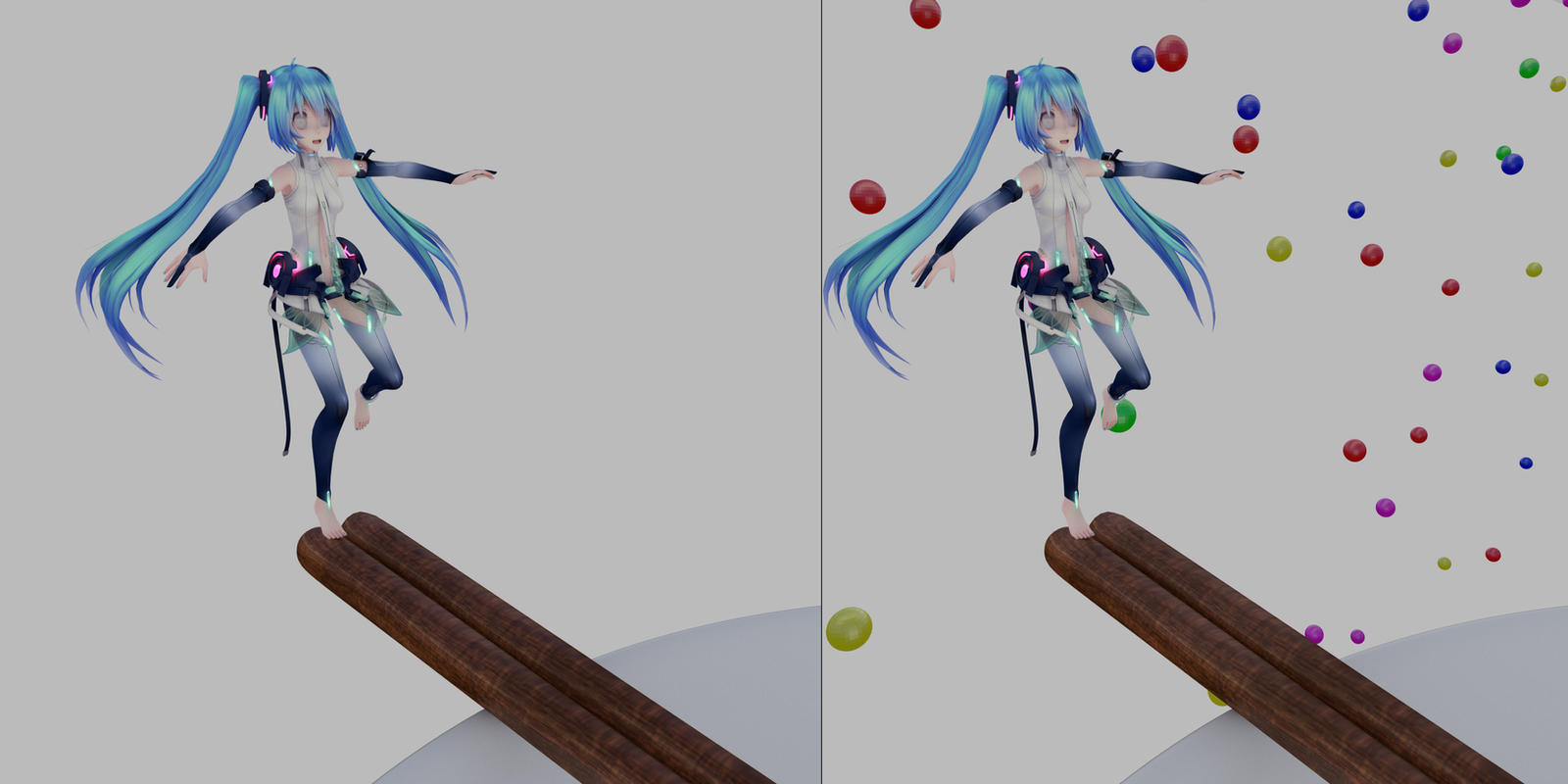 Blender Test Hatsune Miku Kipple Inc Inspired By Nabesaka On Deviantart
