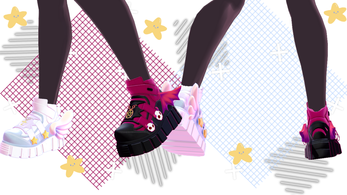 Mmd Angel Demon Shoes Download By Kamikici On Deviantart