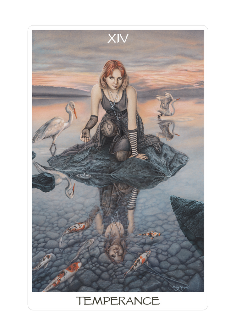 Temperance Tarot Card By Artbykayleigh On Deviantart