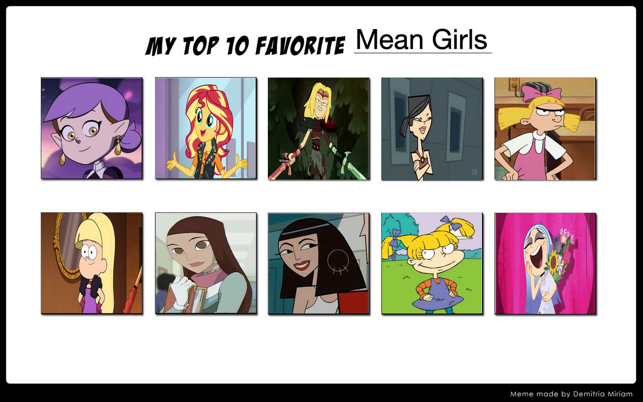 My Top 10 Favorite Mean Girls By FireMaster92 On DeviantArt my-top-10-favorite-mean-girls-by-firemaster92-on-deviantart