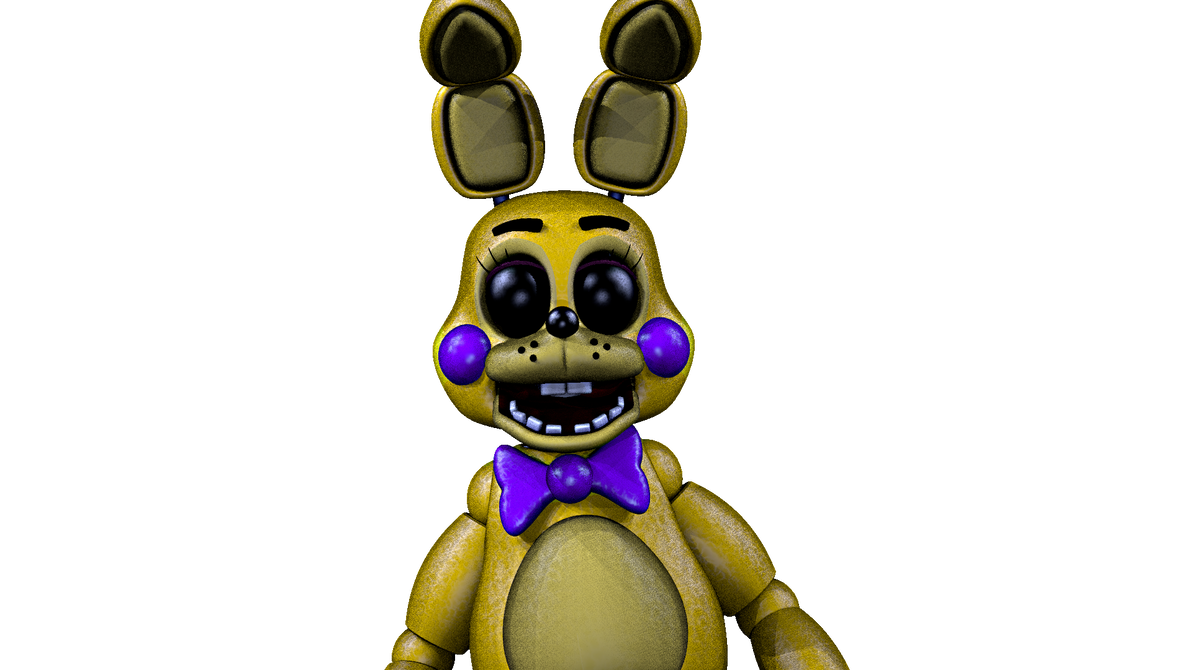 Golden Toy Bonnie Render By Bad131 On Deviantart