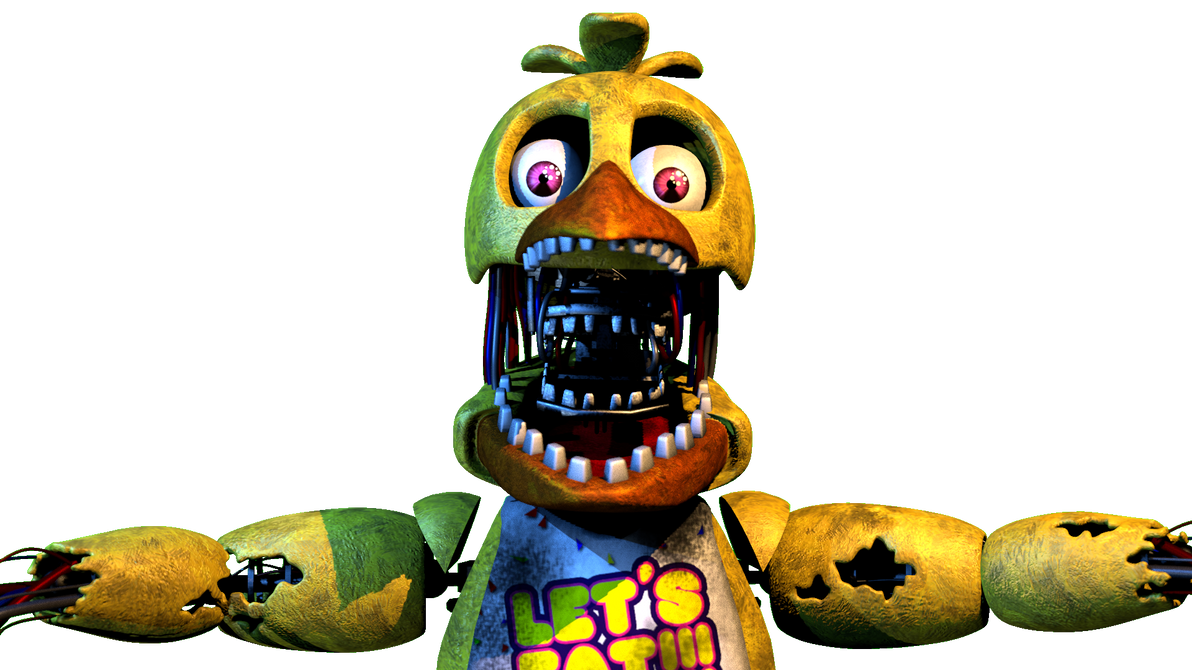 Withered Chica Render By Bad131 On Deviantart