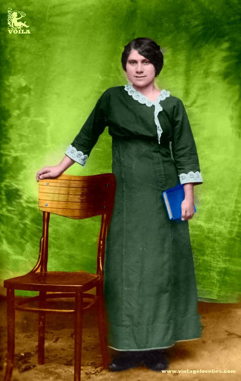 Vintage Colorized Woman by ajax1946 on DeviantArt Vintage Colorized Woman by ajax1946 on DeviantArt