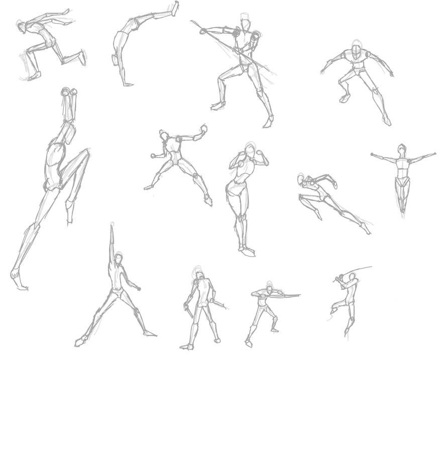Dynamic Poses 2 By Black Velvet Sama On Deviantart