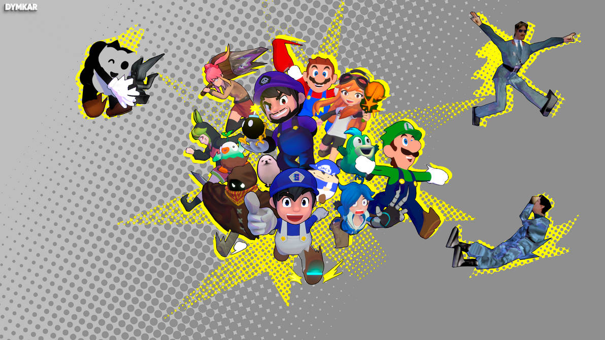 Smg4 All Stars Dx Blender Render By Dymkar On Deviantart