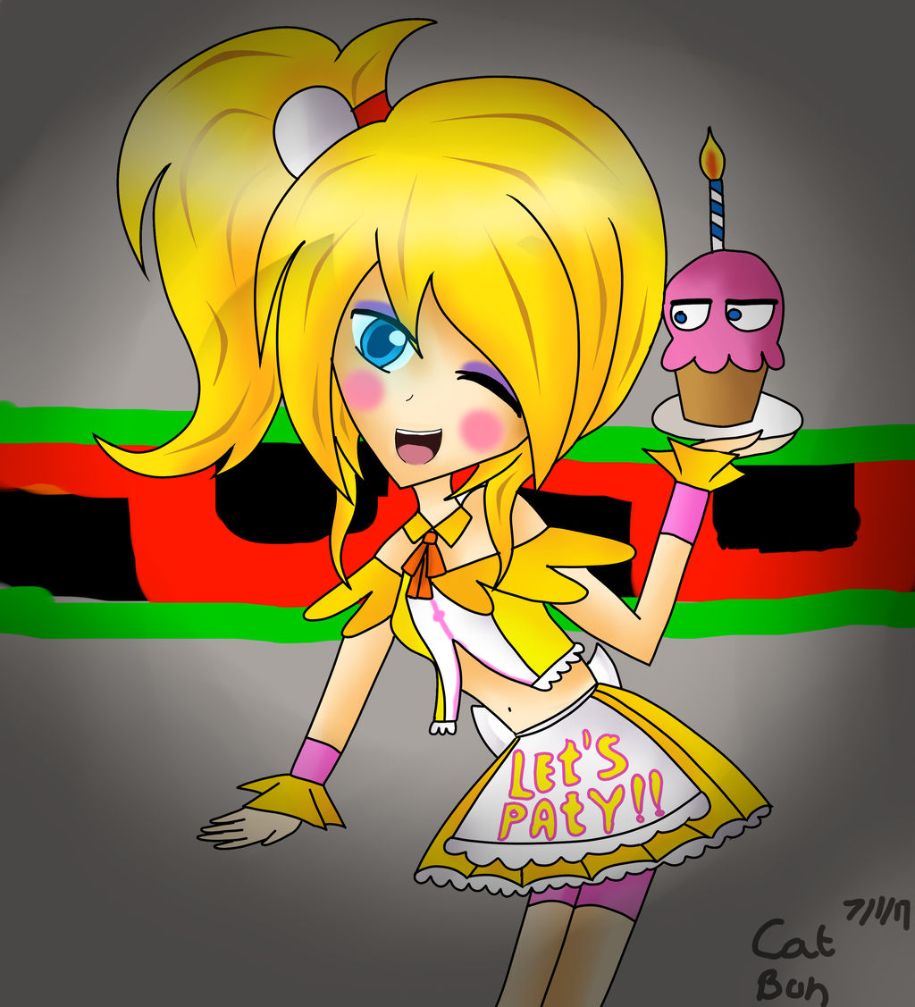 Fnaf Pole Bear Toy Chica By Catbun25 On Deviantart
