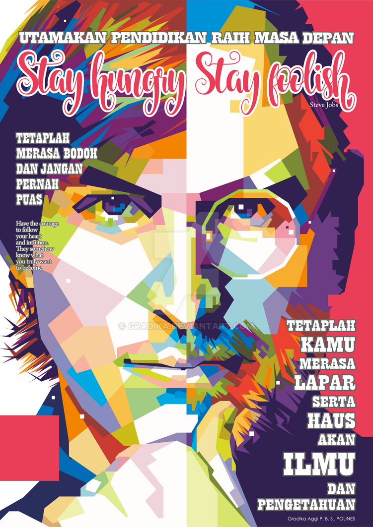 WPAP Steve Jobs by gradika on DeviantArt WPAP Steve Jobs by gradika on DeviantArt