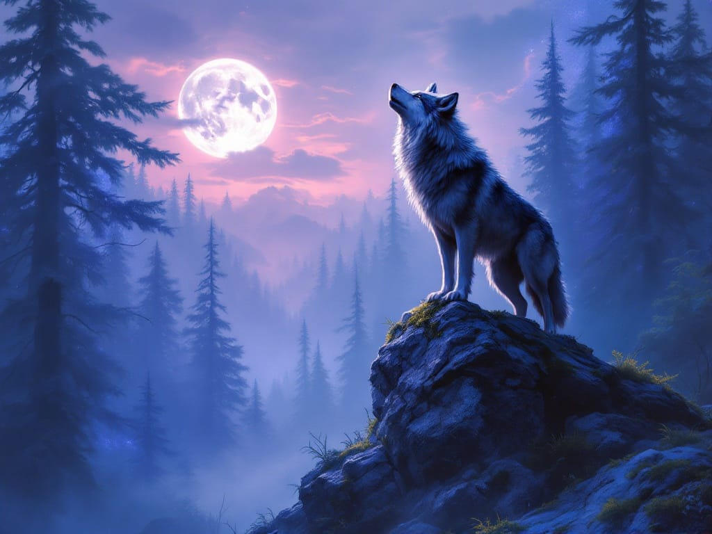 Wolfmoon 14 January 2025 By Ninifar On Deviantart
