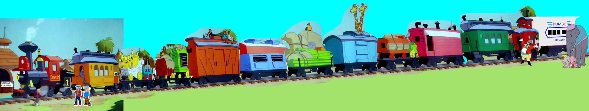 Casey Jr and the WDP circus train by TheJaLeonard on DeviantArt Casey Jr and the WDP circus train by TheJaLeonard on DeviantArt