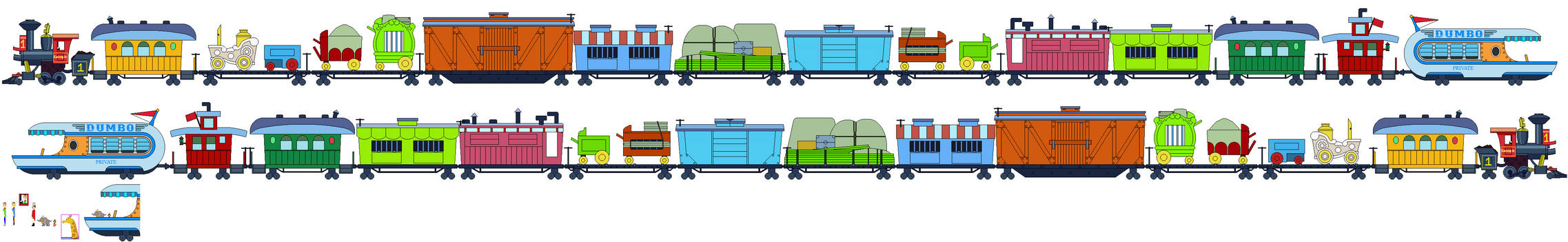 Casey Jr and the WDP circus train sprites by TheJaLeonard on DeviantArt Casey Jr and the WDP circus train sprites by TheJaLeonard on DeviantArt