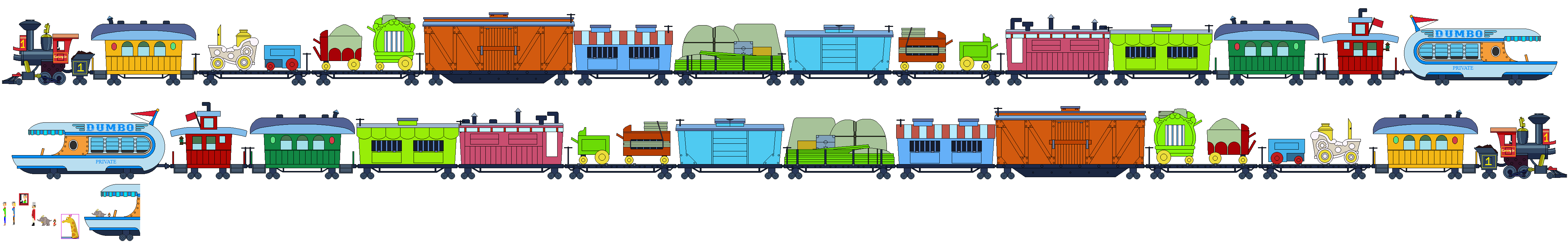 Casey Jr and the WDP circus train sprites by TheJaLeonard on DeviantArt Casey Jr and the WDP circus train sprites by TheJaLeonard on DeviantArt