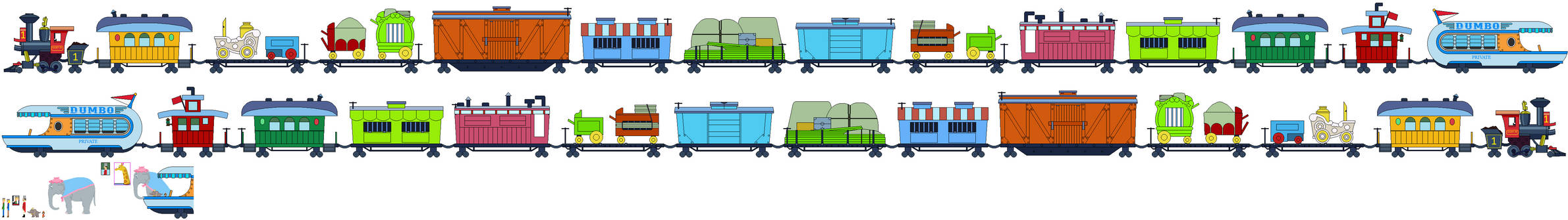 Casey Jr and the WDP circus train sprites by TheJaLeonard on DeviantArt Casey Jr and the WDP circus train sprites by TheJaLeonard on DeviantArt