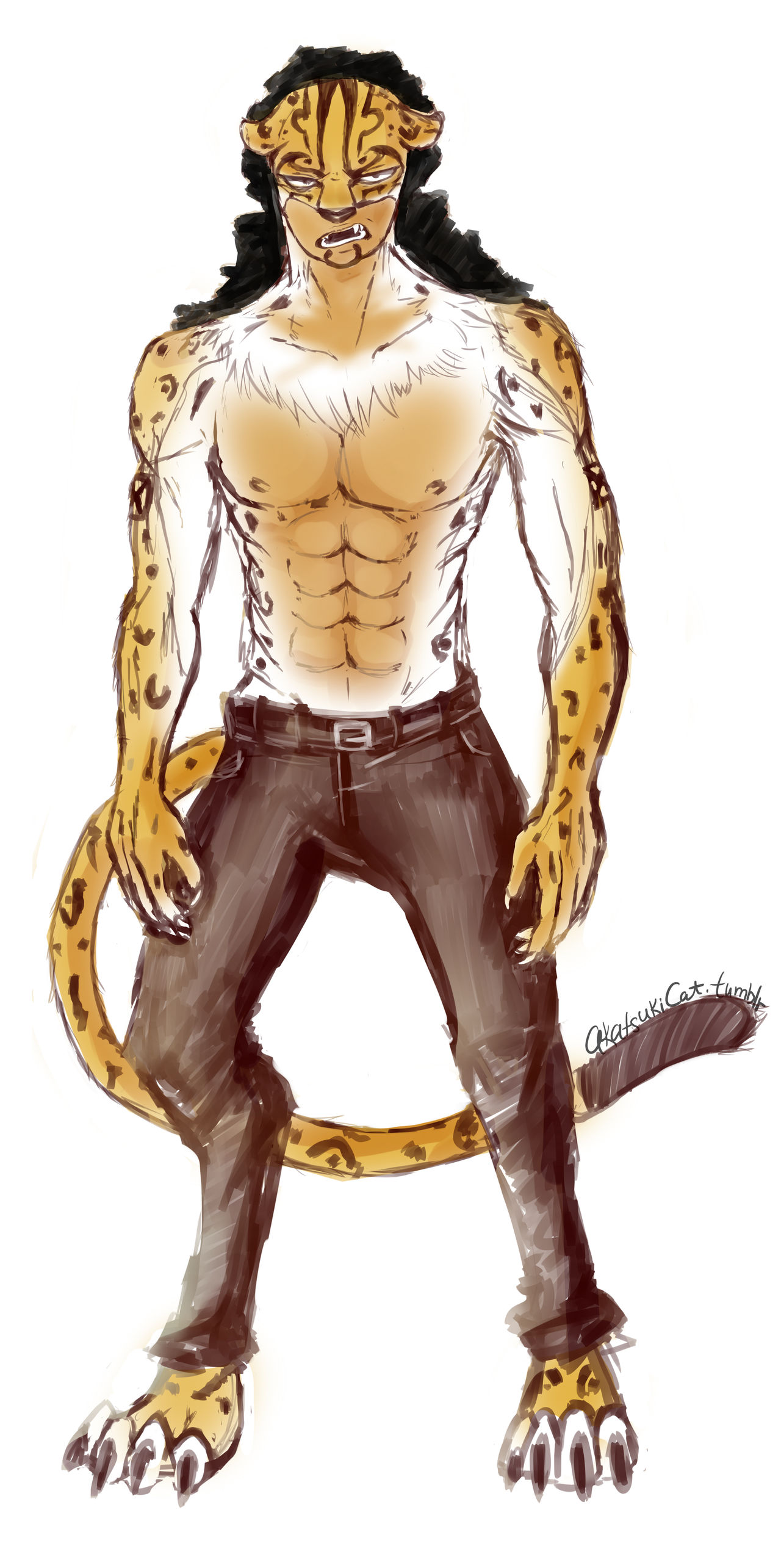 Rob Lucci Leopard Form by AkatsukiCat on DeviantArt Rob Lucci Leopard Form by AkatsukiCat on DeviantArt