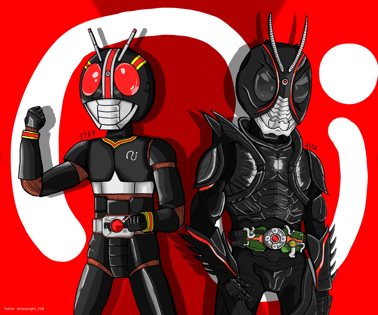 Kamen Rider Black And Black Sun By Hapuyoru On Deviantart