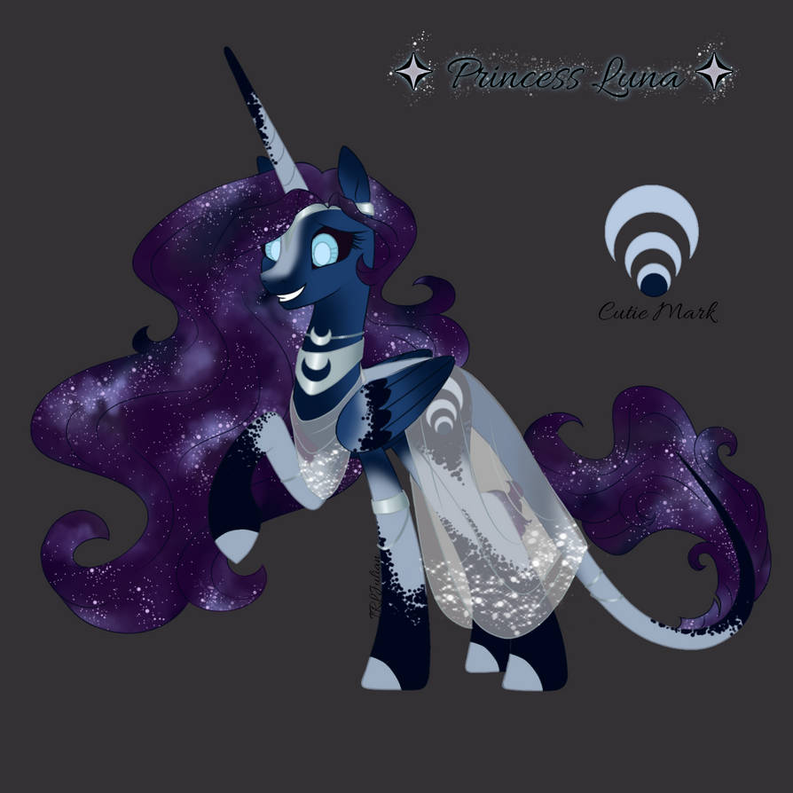 Princess Luna Redesign By Irljulian On Deviantart