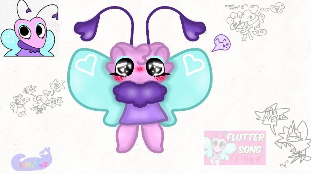 Dandys World Flutter Fanart By Flavia68 On Deviantart