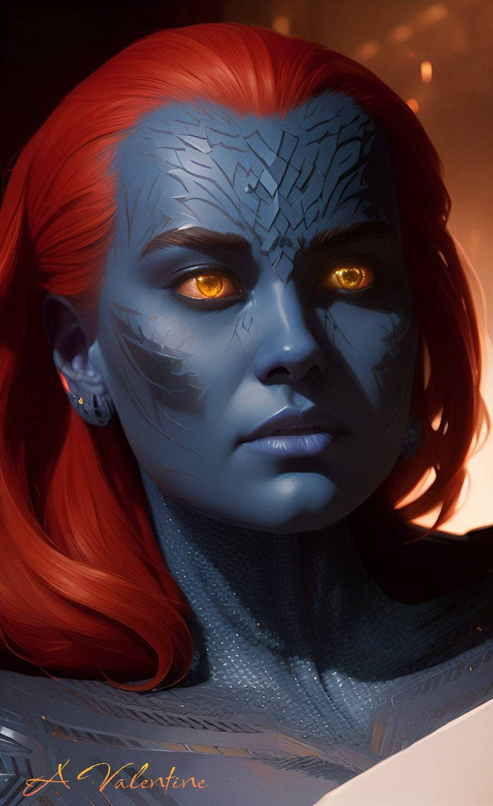 The Vfx Character Series Mystique By Ladyvalsart1983 On Deviantart