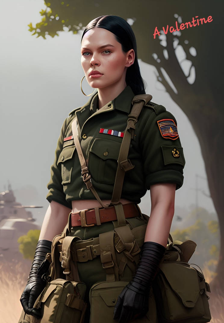 The Army Girl Series Jessie J By Ladyvalsart1983 On Deviantart