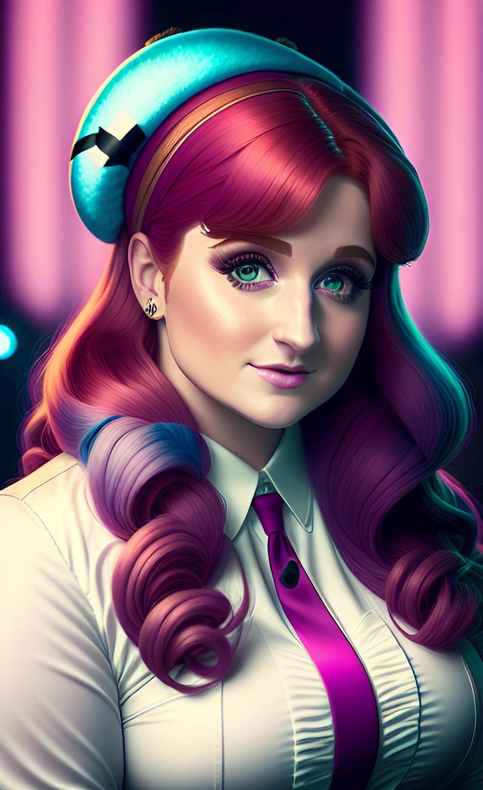 Illustrated Celebrity Series Girls Meghan T By Ladyvalsart1983 On Deviantart