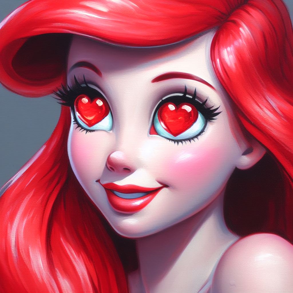 Ariel With Heart Shaped Pupils By Floodunversed On Deviantart