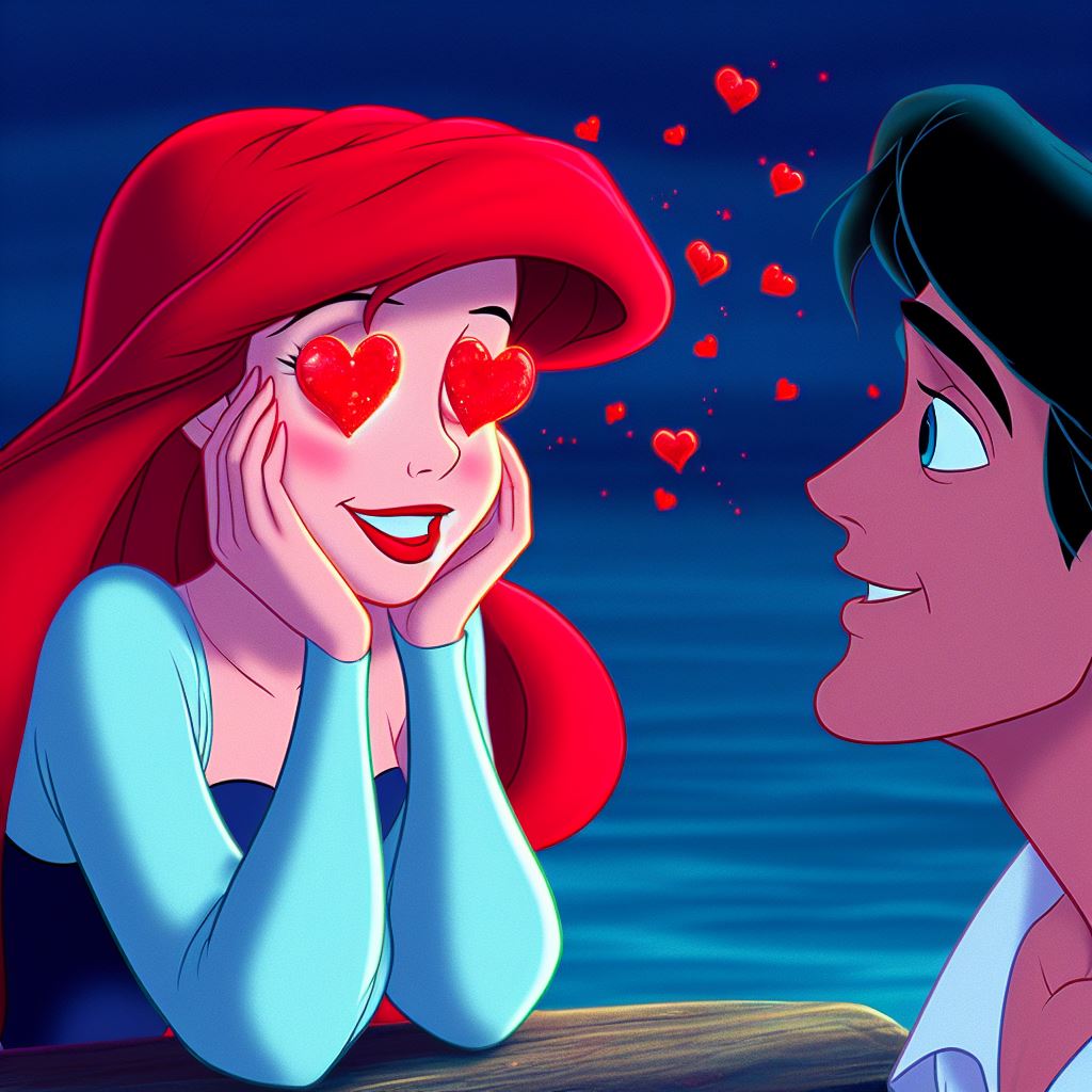 Ariel In Love With Eric By Floodunversed On Deviantart