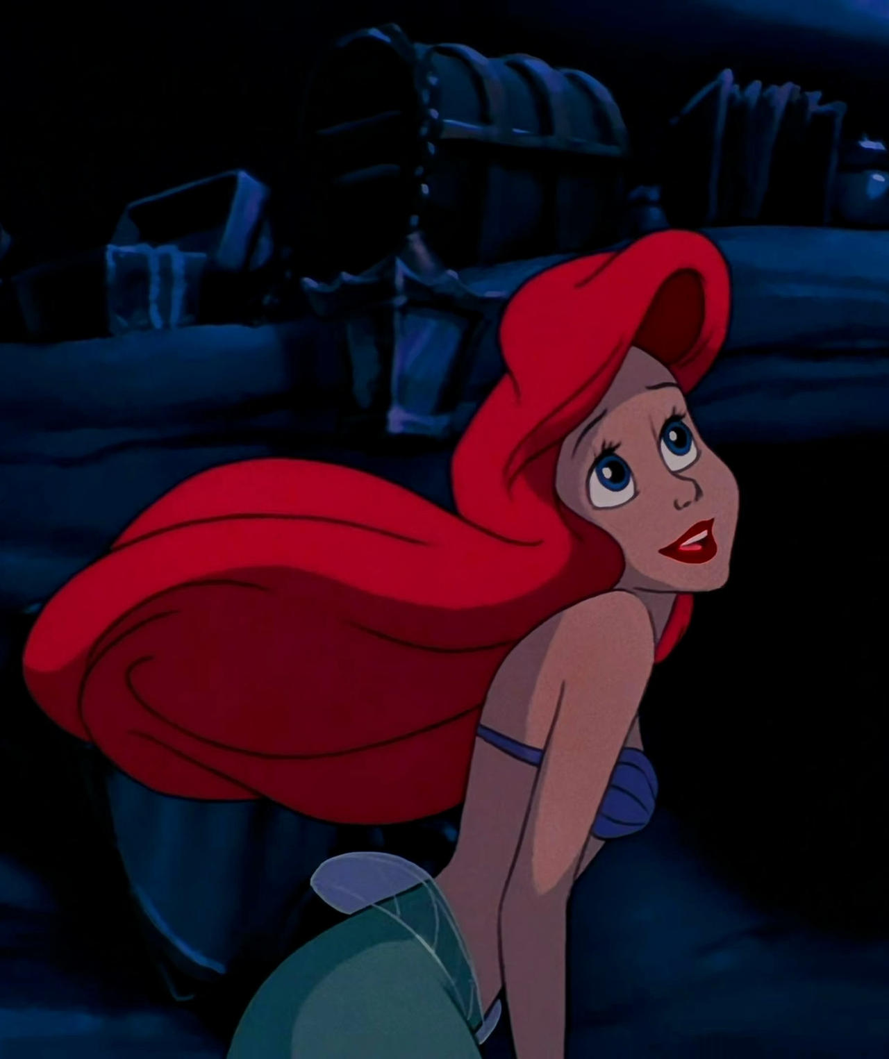 Ariel Admiring Her Collection By Floodunversed On Deviantart