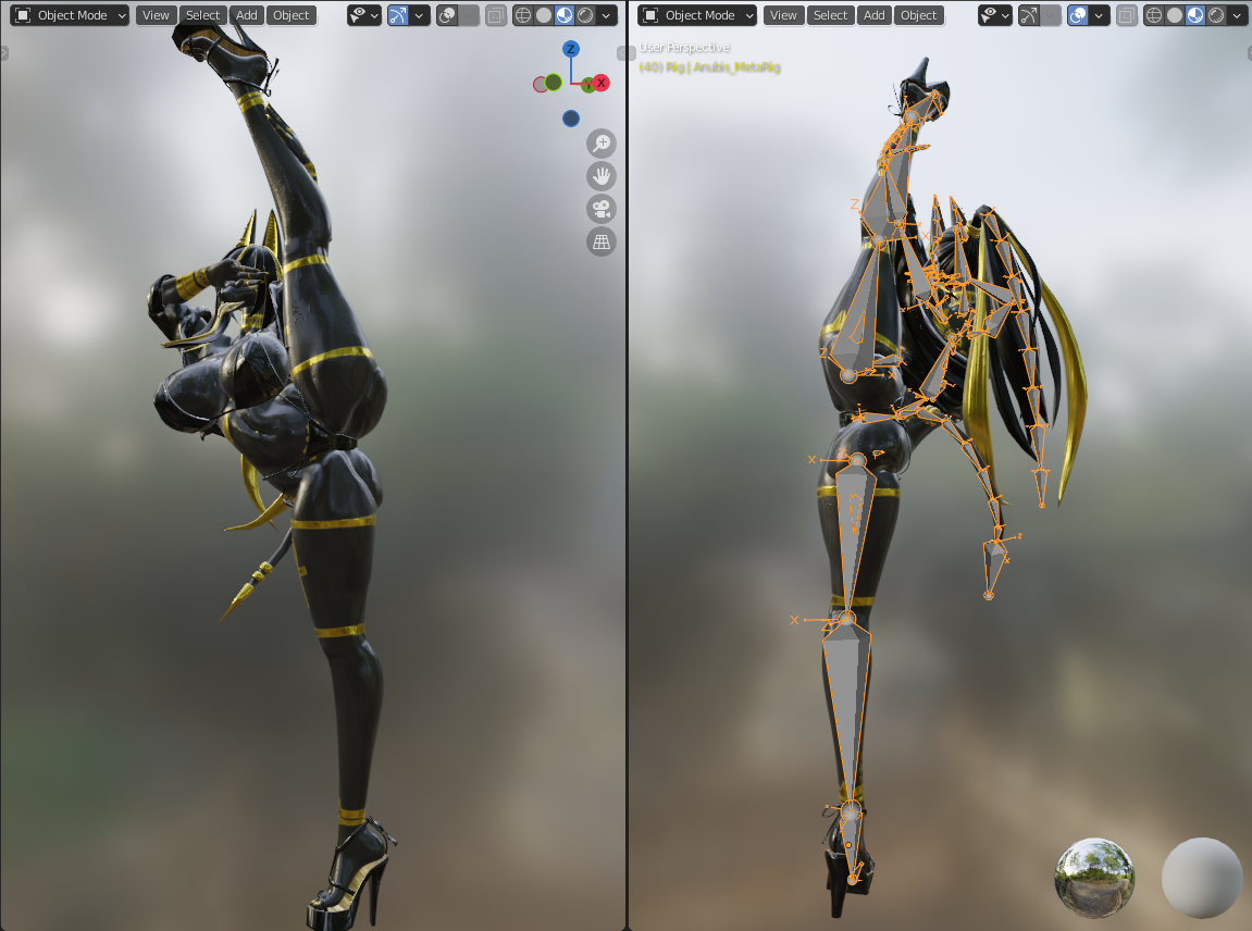 Anubis Vrchat Rig Testing Vrchat Avatar By Bom39 On Deviantart