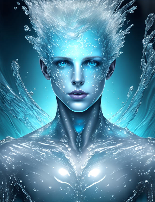 Magic Water Elemental By 0binobi On Deviantart