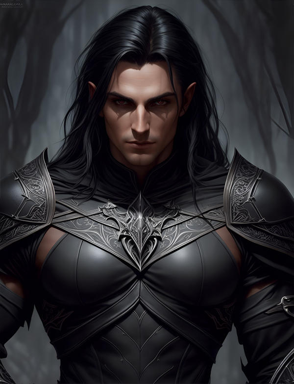 Dark Elf Assassin Avatar Male By 0binobi On Deviantart
