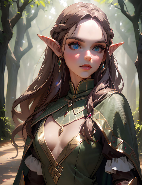 Wood Elf Ranger Adoptable By 0binobi On Deviantart