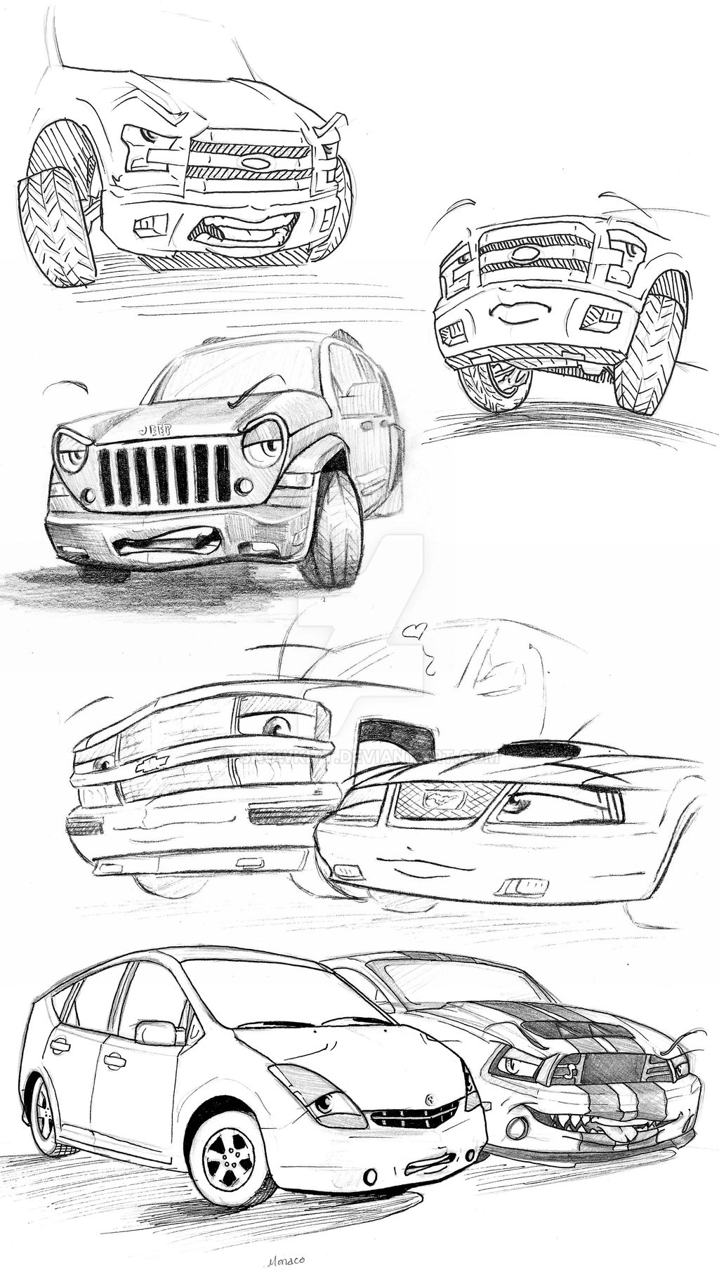 Anthro Car Compilation By Snowkitt On Deviantart