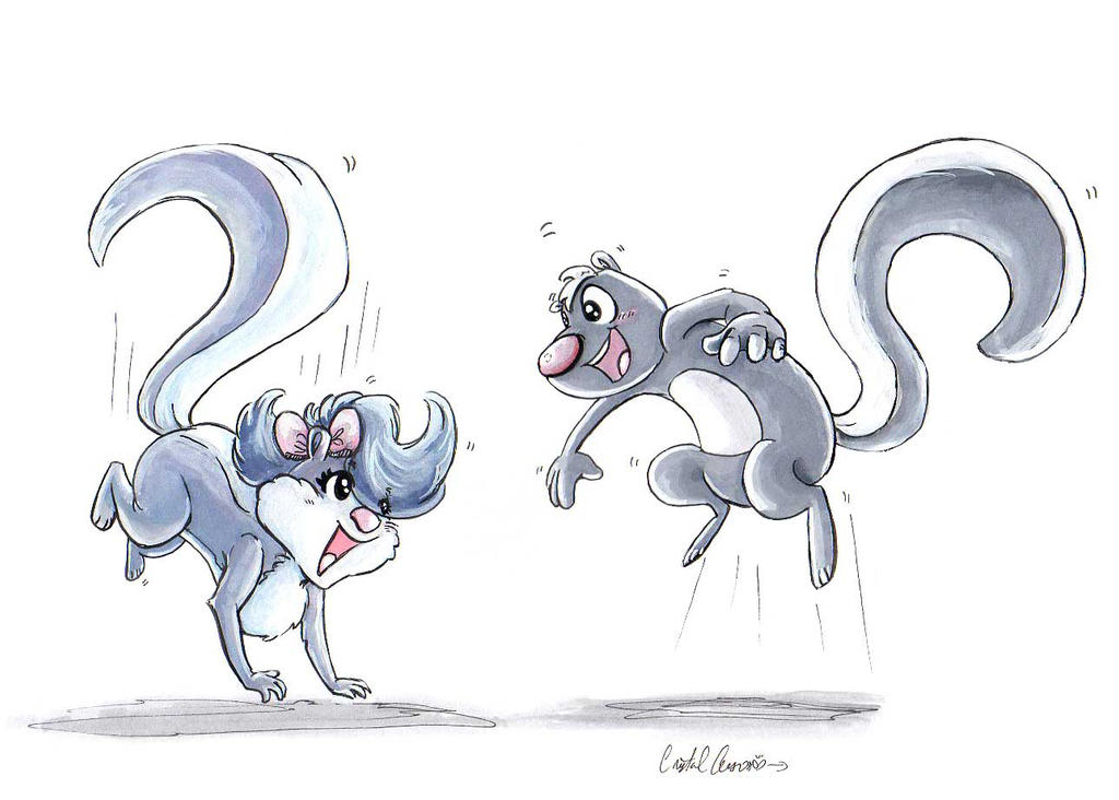 Fifi La Fume And Skunk Fu By Crystalc33 On Deviantart
