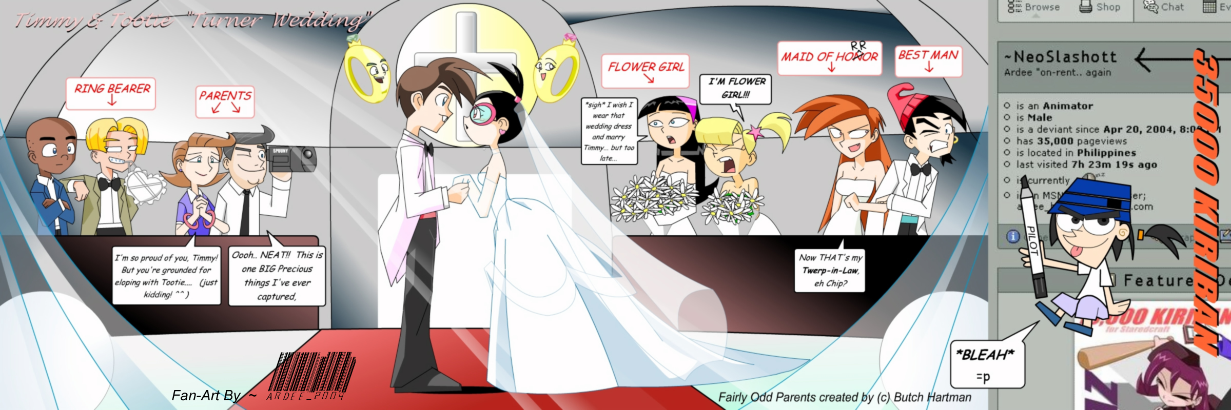 Timmy And Tootie Wedding Piccy By Neoslashott On Deviantart