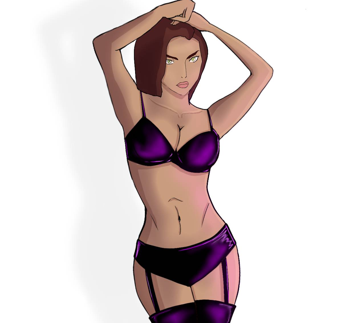 Sexy Talia Al Ghul Fanart By Bluerosa777 On Deviantart