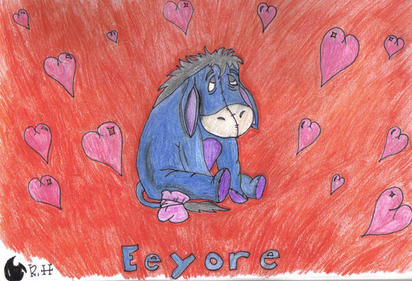 Eeyore coloured by dark-cry on DeviantArt