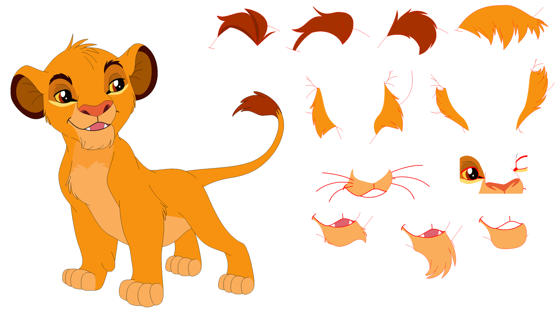 Simba Cub Base By Teal Quil On Deviantart