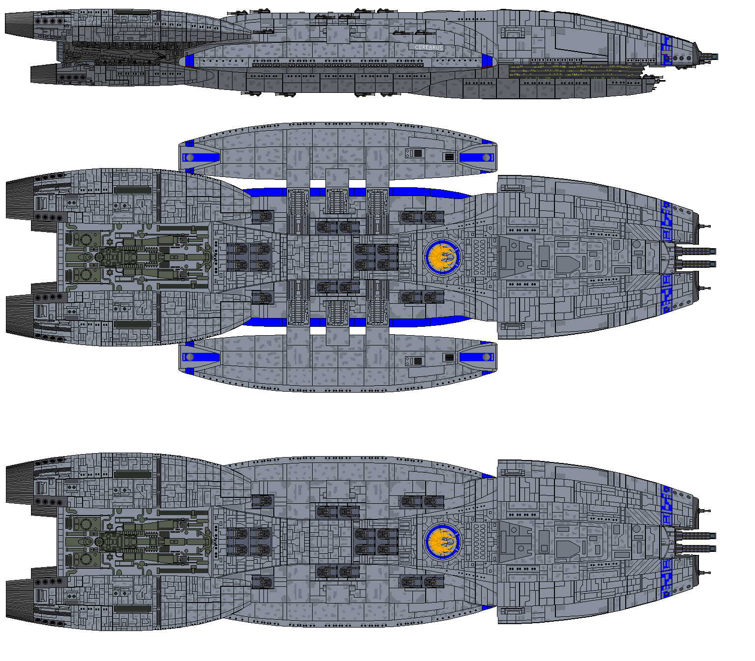 Battlestar Cerberus by kavinveldar on DeviantArt