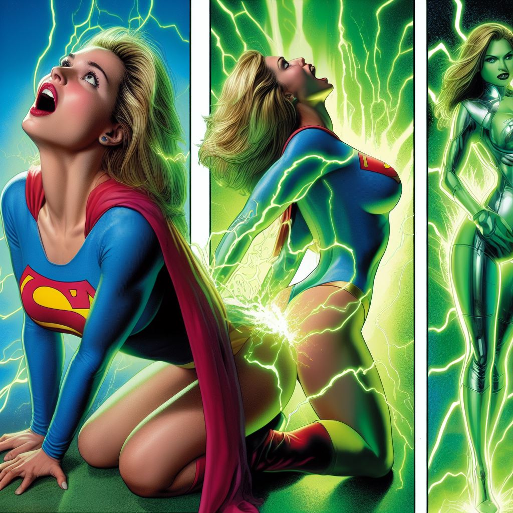 Supergirl Feeling Pleasure From Kryptonite By Necromancer Rev On Deviantart