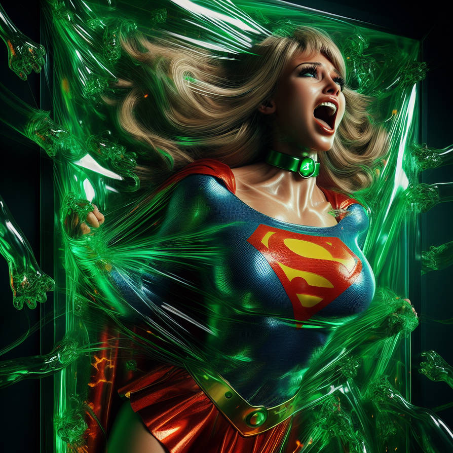 Supergirl Trapped In Demonic Kryptonite Latex By Necromancer Rev On