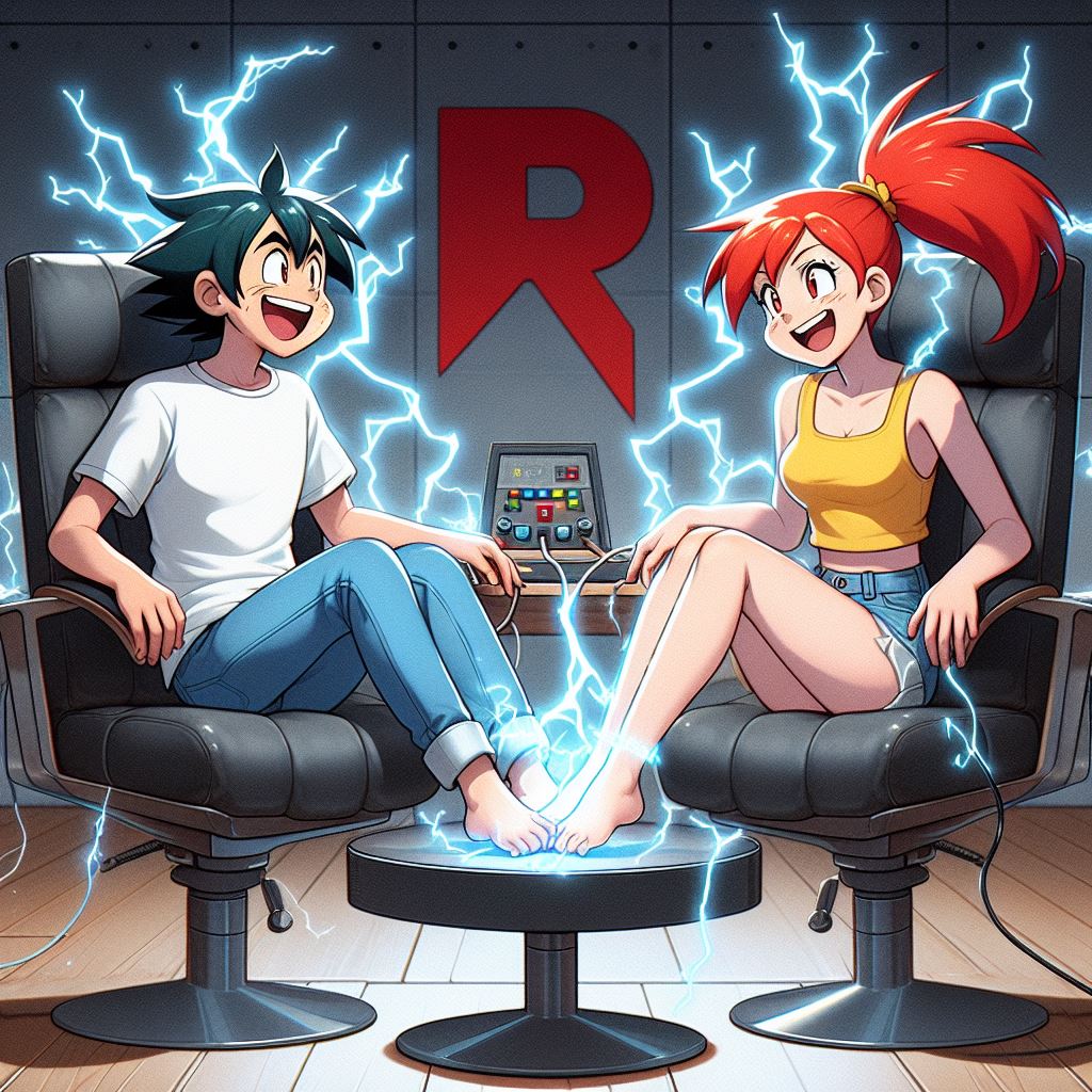 Team Rocket Electro Tickle Ash And Misty Ai By Tjcyber47 On Deviantart