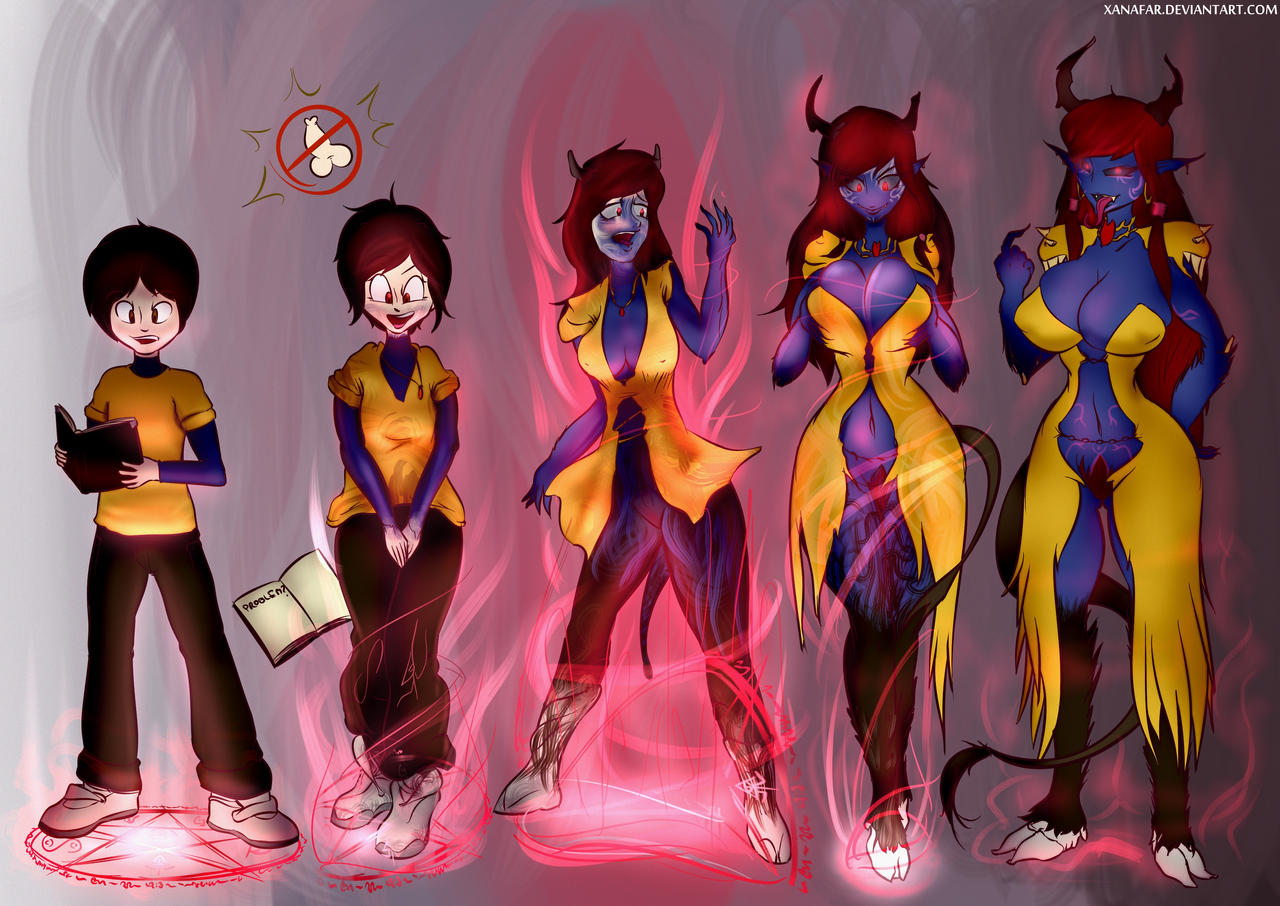 Turning Into A Succubus By Thexanafar On Deviantart