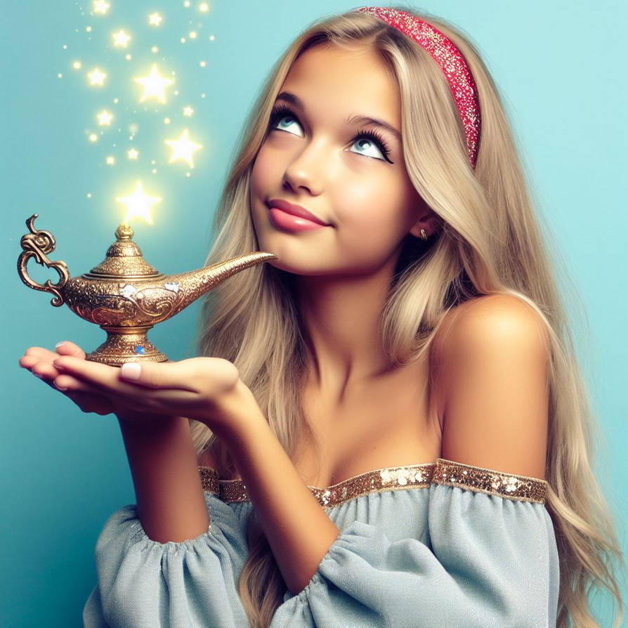 Mischievous Genie In A Thrift Store By Mejw1 On Deviantart